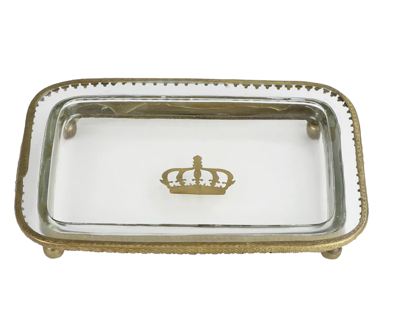 Glass Tray with Crown – The Margaret Cleveland